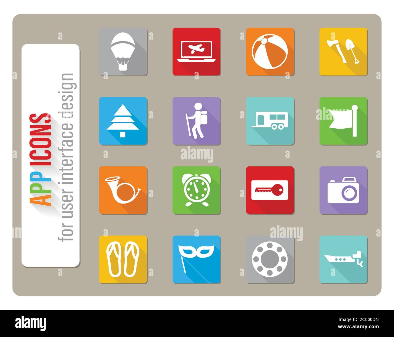 travel icon set Stock Vector Image & Art - Alamy