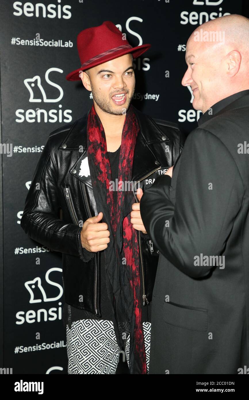 Pictured, L-R: Guy Sebastian and John Allan, Sensis CEO at the Sensis x ...