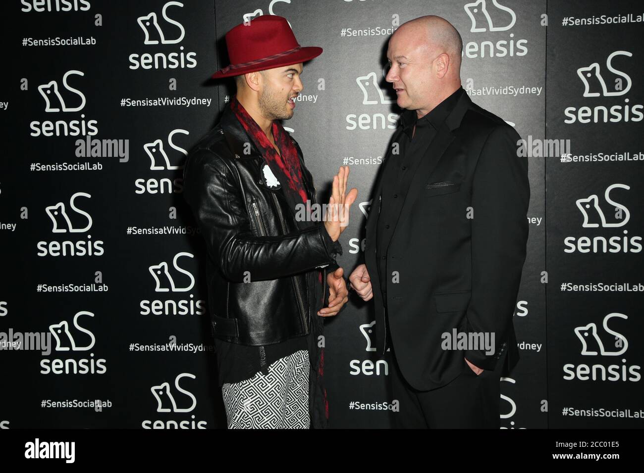 Pictured, L-R: Guy Sebastian and John Allan, Sensis CEO at the Sensis x ...