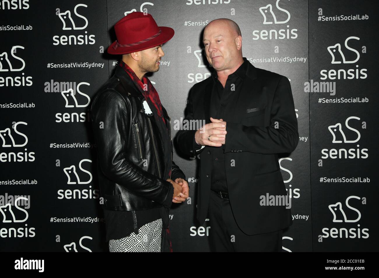 Pictured, L-R: Guy Sebastian and John Allan, Sensis CEO at the Sensis x ...
