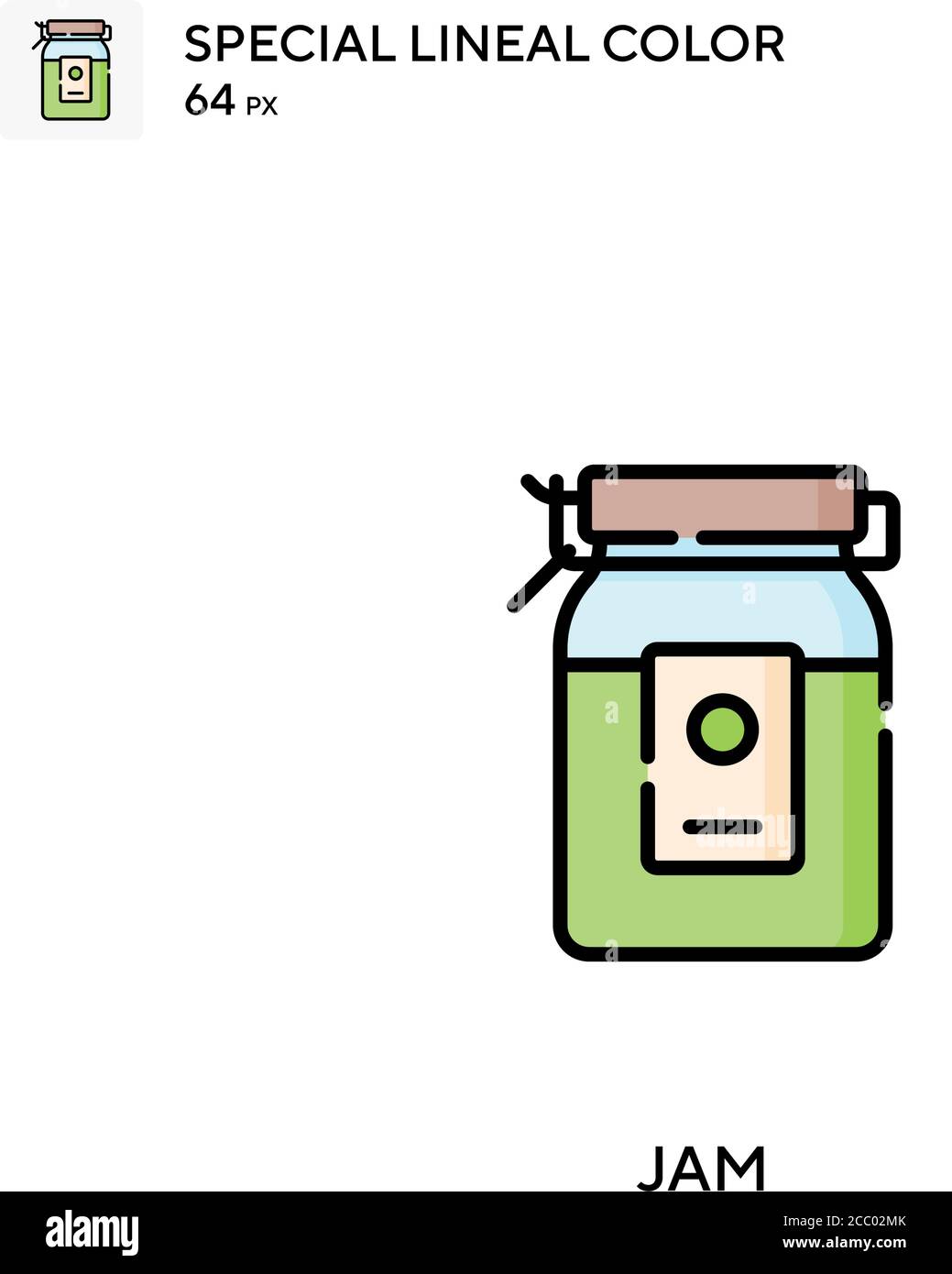 Jam Special lineal color vector icon. Jam icons for your business ...