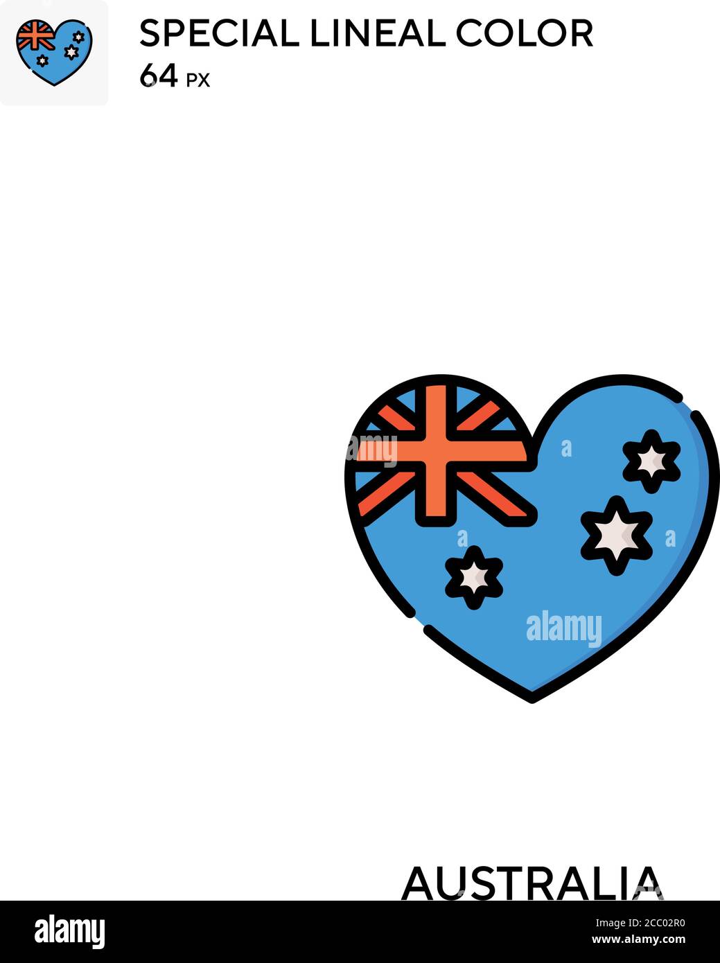 Australia Special lineal color vector icon. Australia icons for your ...