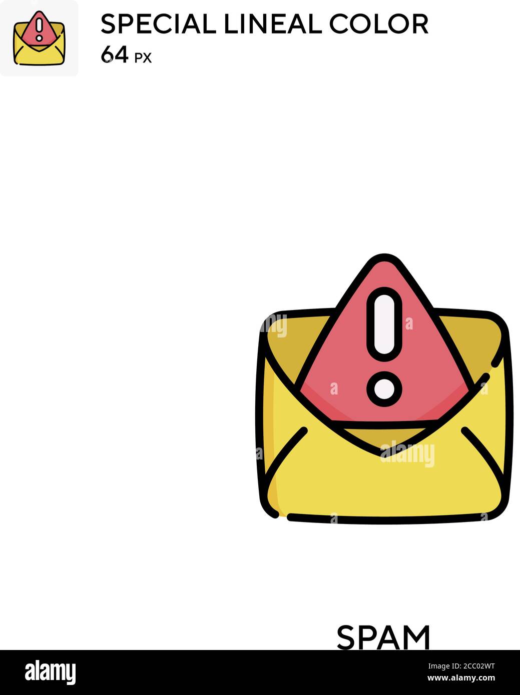 Spam Special lineal color vector icon. Spam icons for your business ...