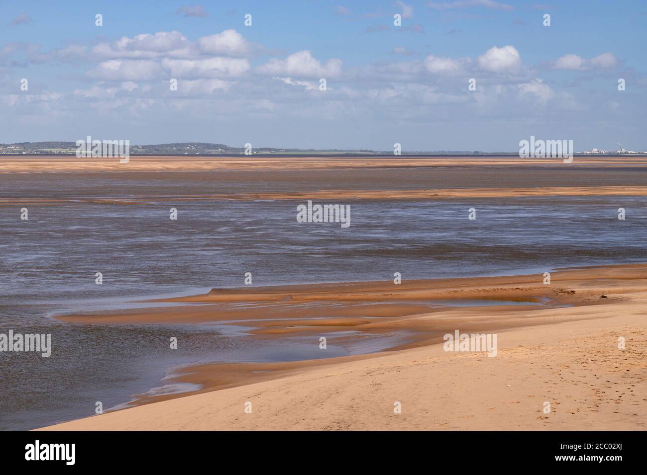 North Wales coastline at Greenfield Dock Stock Photo - Alamy