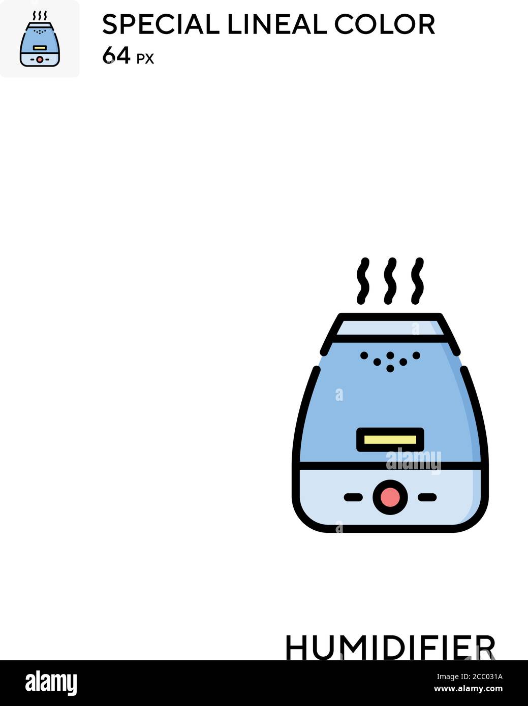 Humidifier Special lineal color vector icon. Humidifier icons for your ...