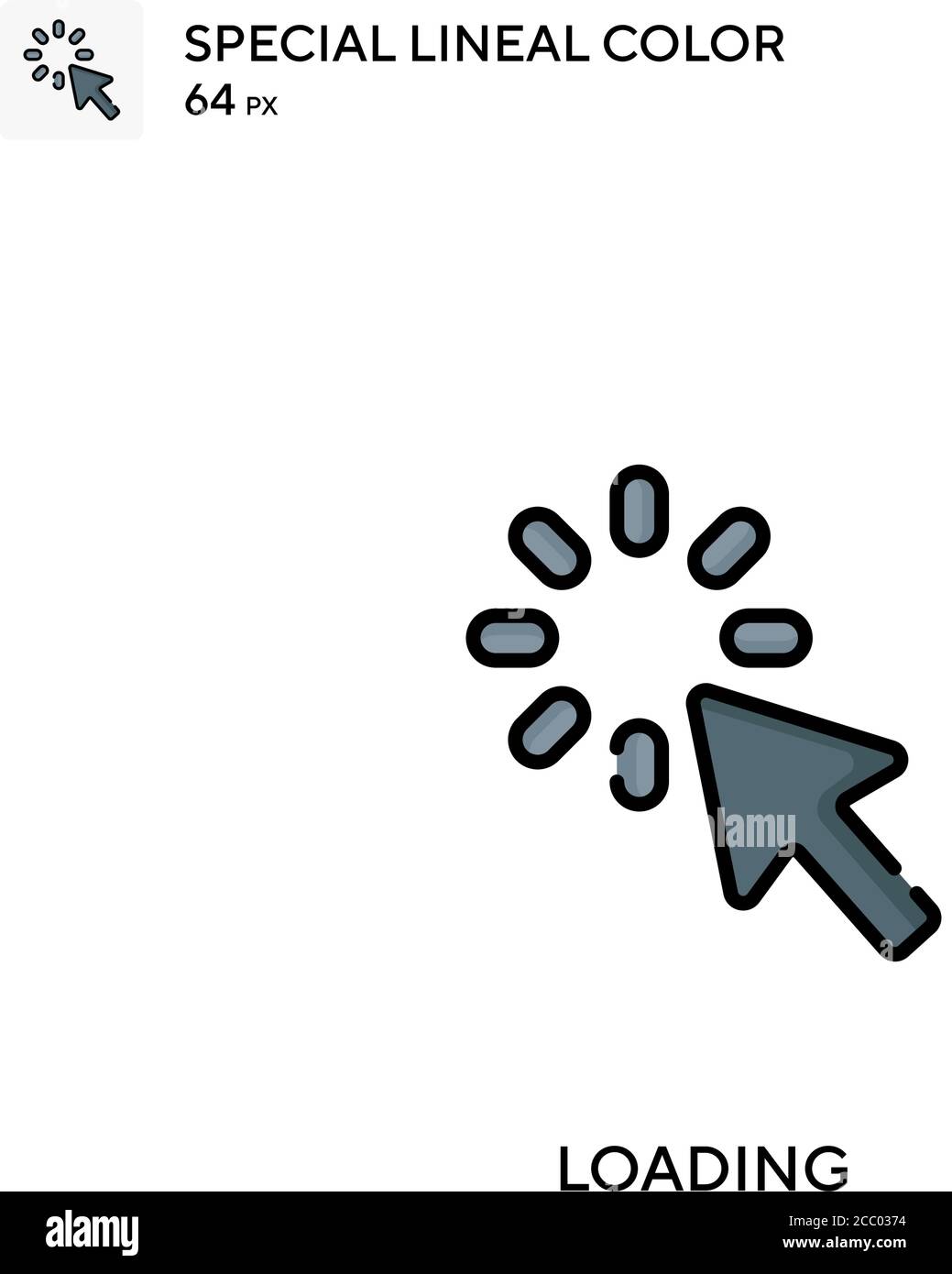 Loading Special lineal color vector icon. Loading icons for your ...