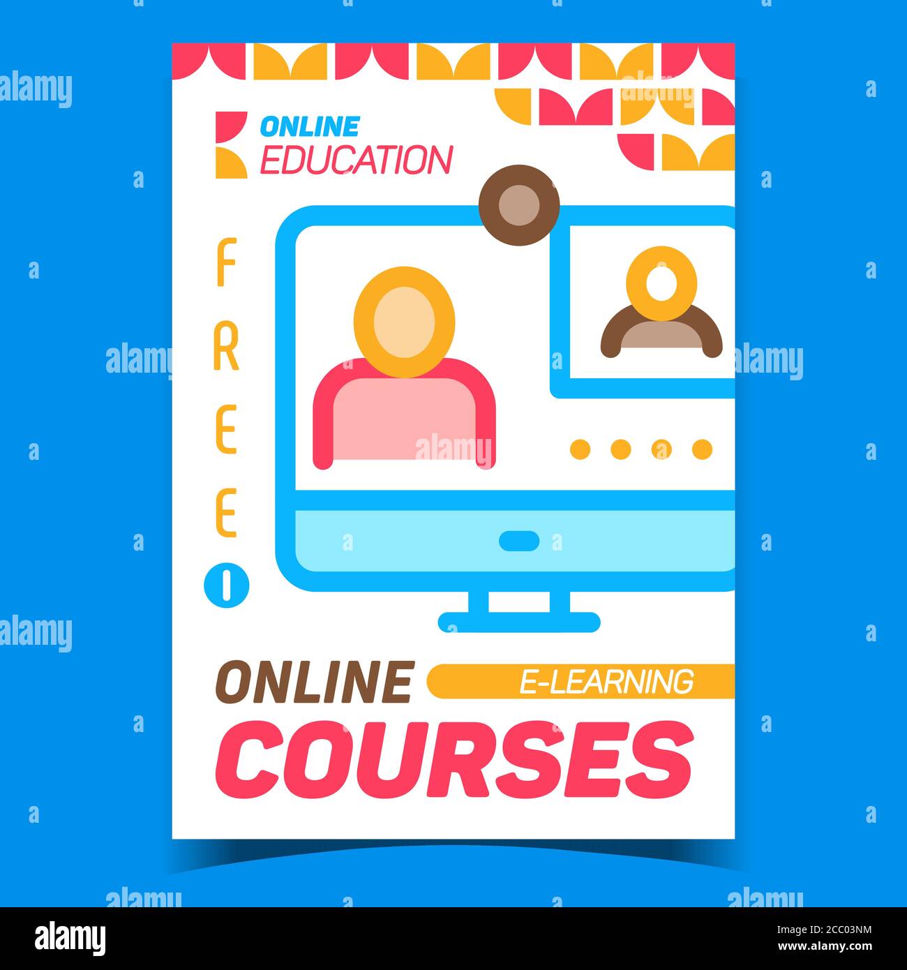 Online courses for free Stock Vector Images - Alamy
