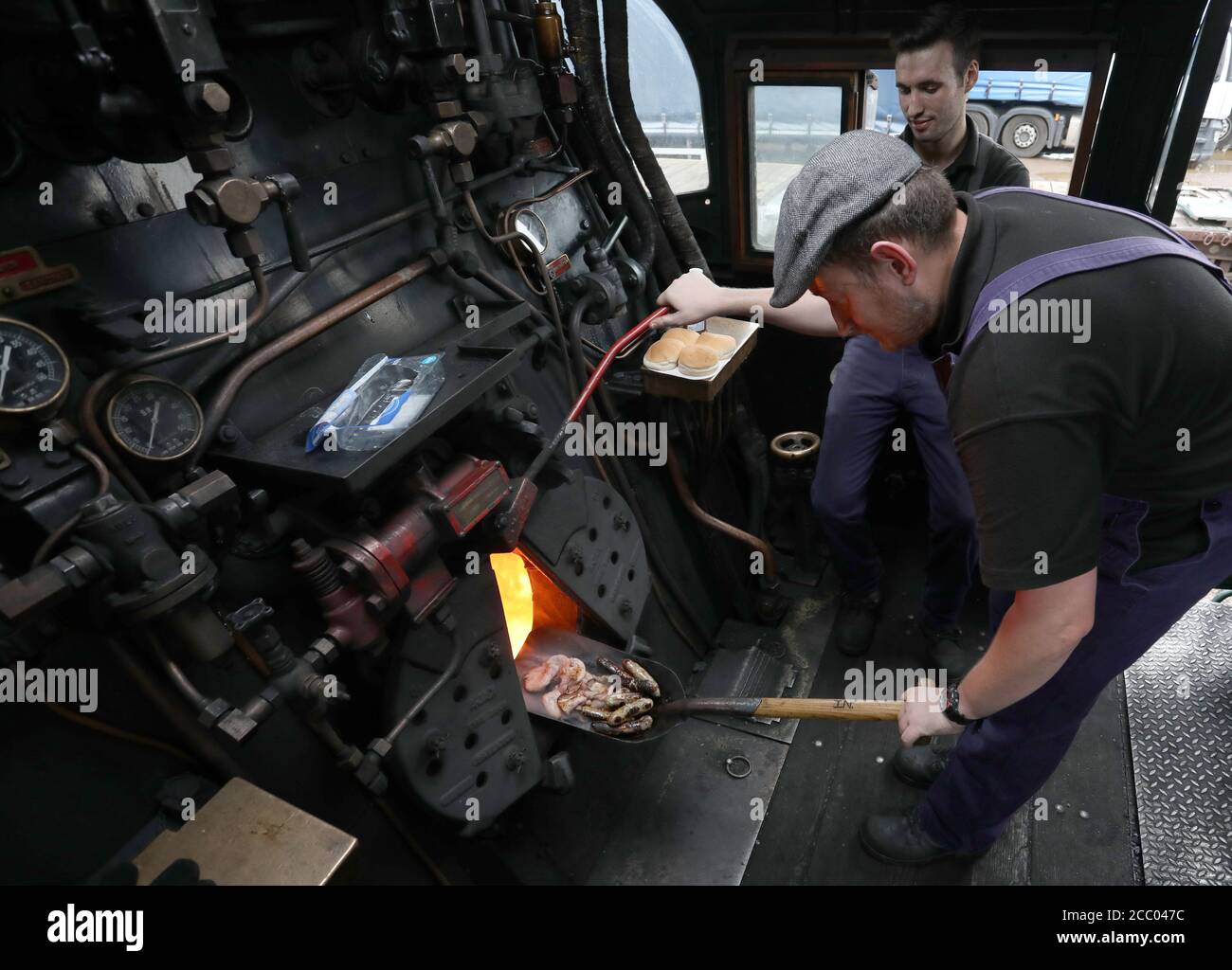 Firebox on steam train hi-res stock photography and images - Alamy
