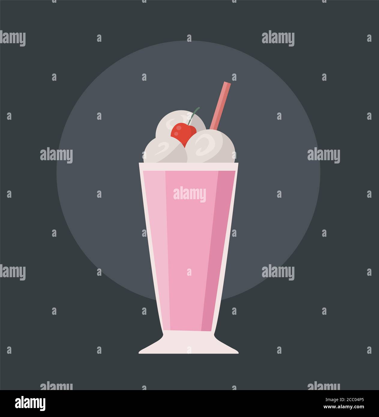 The big milkshake Stock Vector Images - Alamy