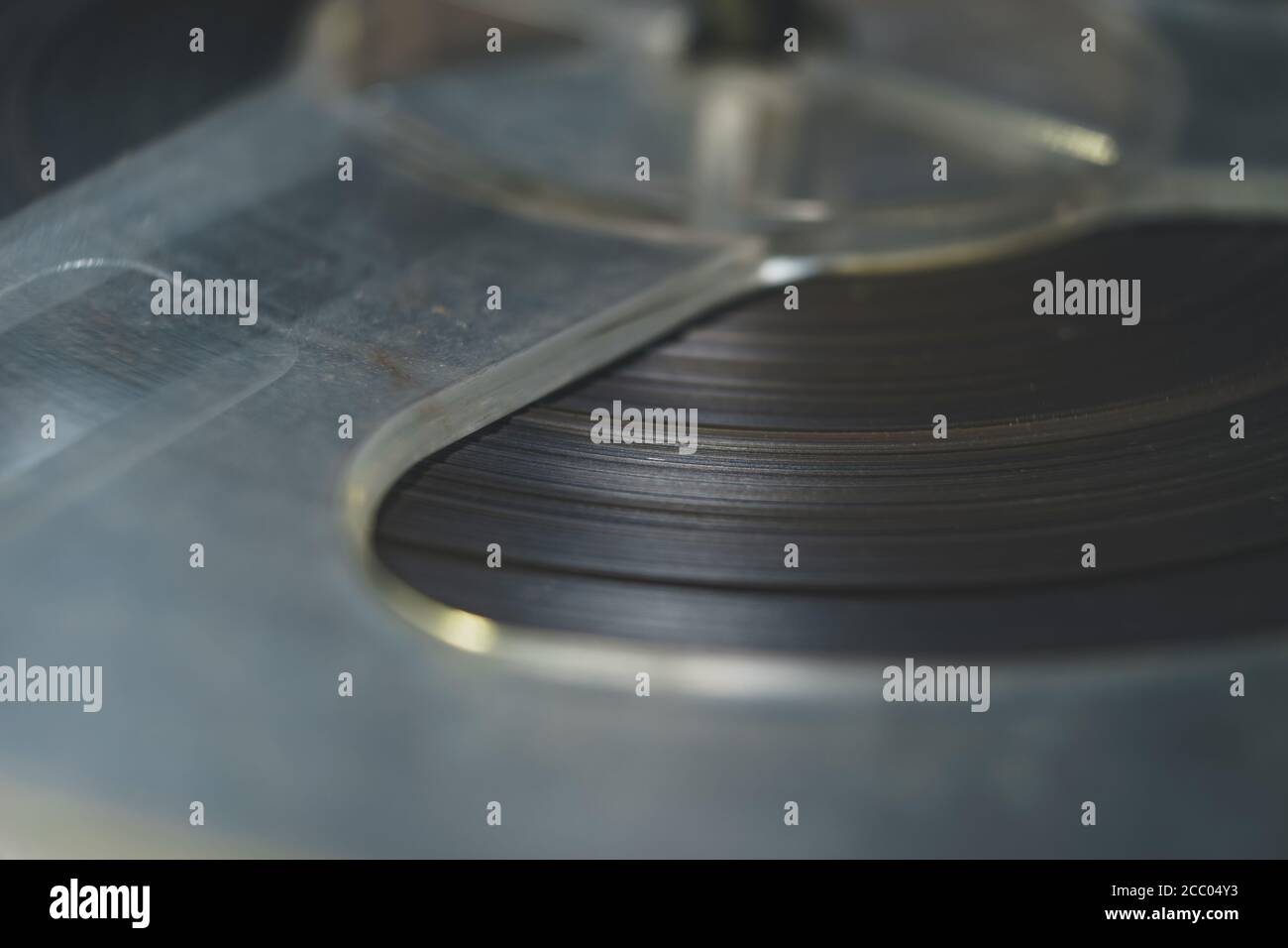 Close up old vintage Reel tape recorder background Stock Photo - Alamy