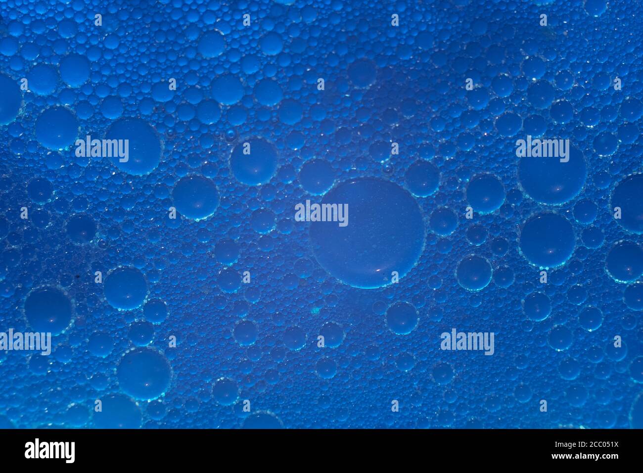 Beautiful abstraction blue water bubbles. Background pattern for design ...