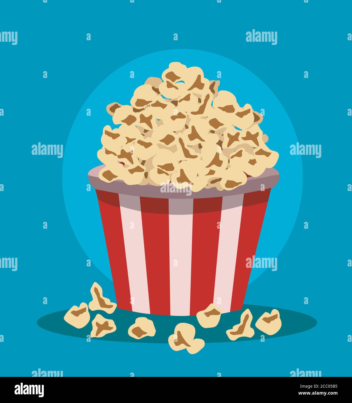Popcorn pack design vector illustration Stock Vector Image & Art - Alamy