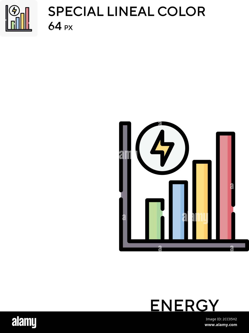 Energy Special lineal color vector icon. Energy icons for your business ...
