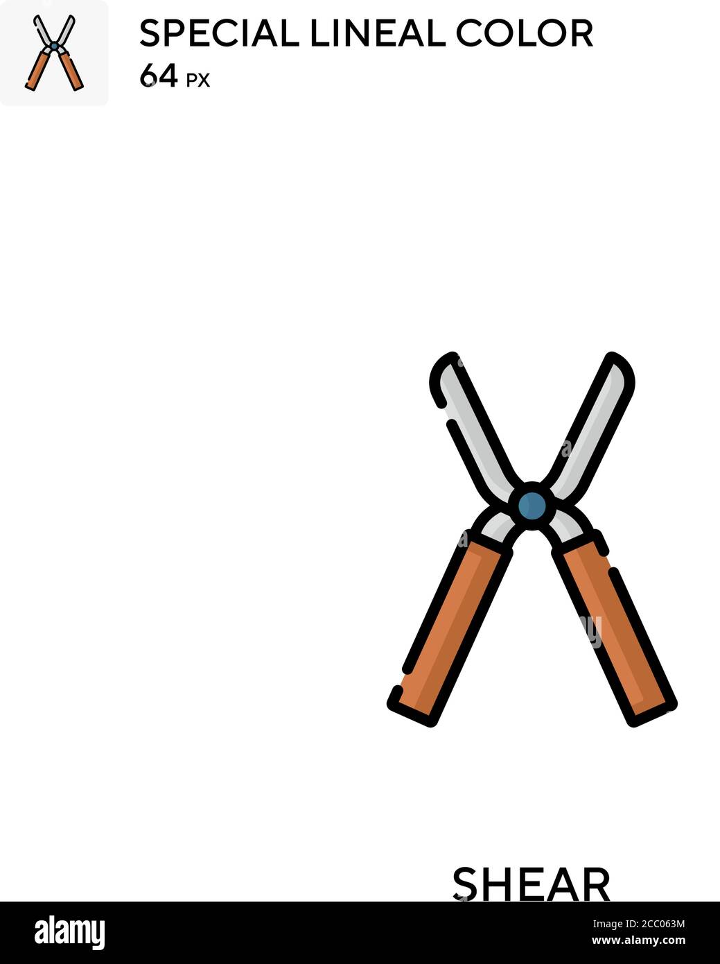Shear Special lineal color vector icon. Shear icons for your business ...