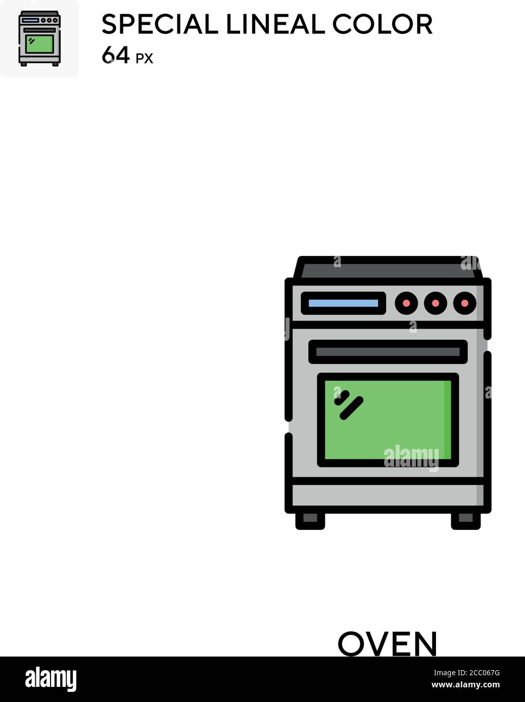 Oven Special lineal color vector icon. Oven icons for your business ...