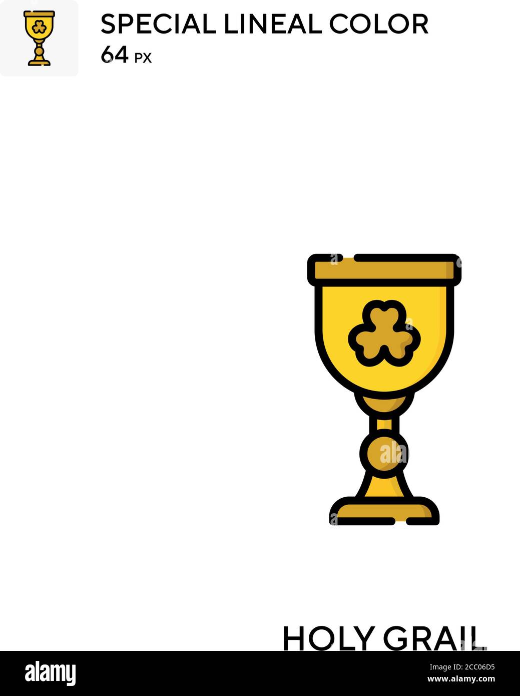 Holy grail Special lineal color vector icon. Holy grail icons for your ...