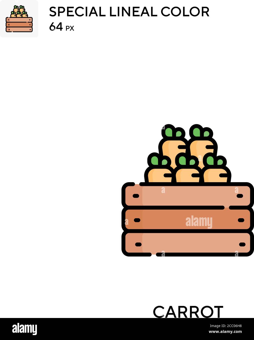 Carrot Special lineal color vector icon. Carrot icons for your business ...