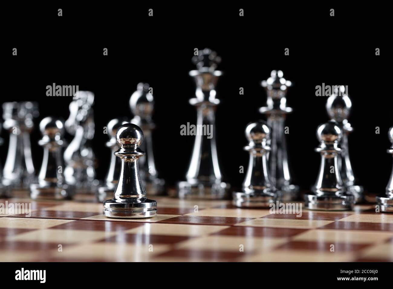 Black Steel Chess Pieces High Resolution Stock Photography and Images ...