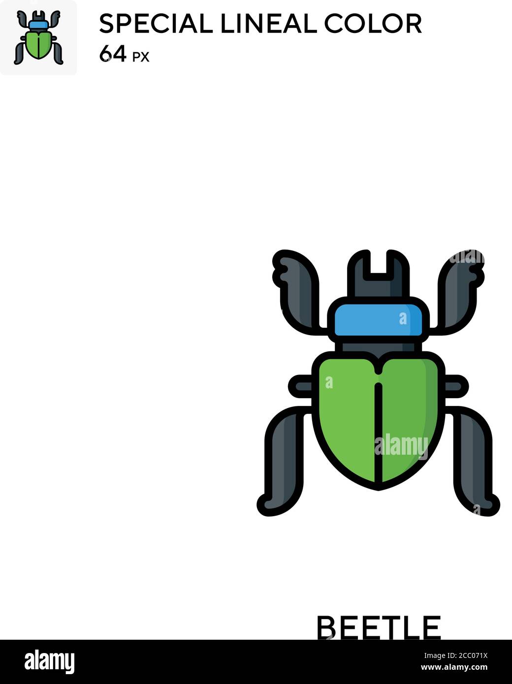 Beetle Special lineal color vector icon. Beetle icons for your business ...