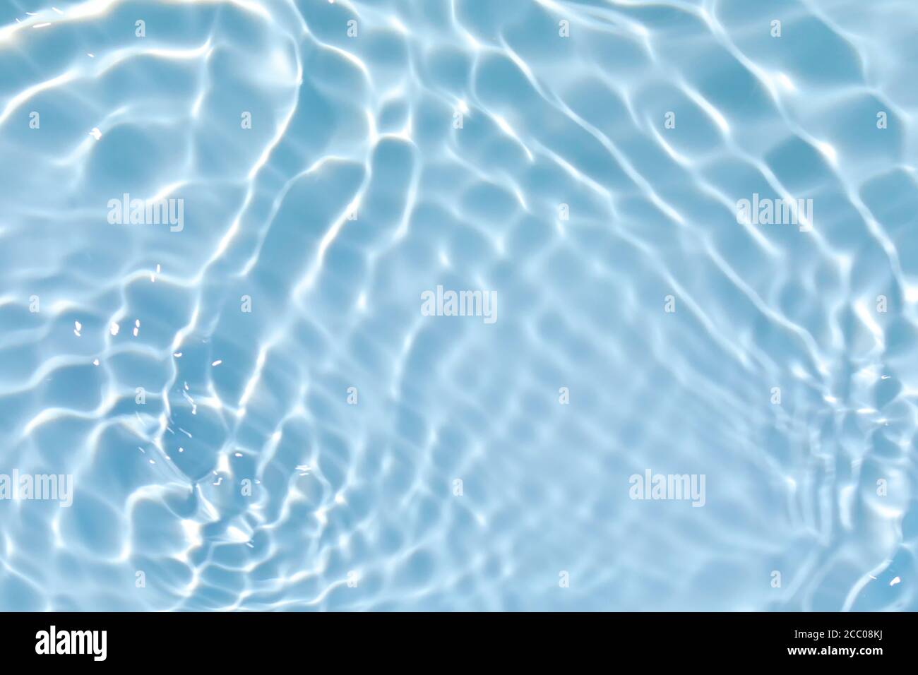 transparent blue colored clear calm water surface texture Stock Photo ...