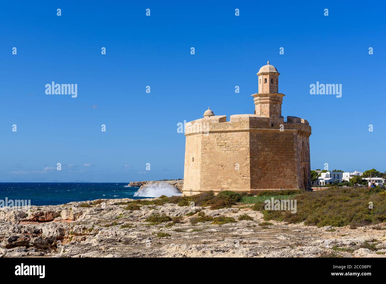 Castell de Sant Nicolau, the 17th century fortress at the entrance of ...