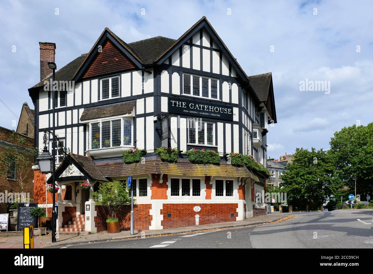 The Gatehouse Pub in Highgate North London Stock Photo - Alamy