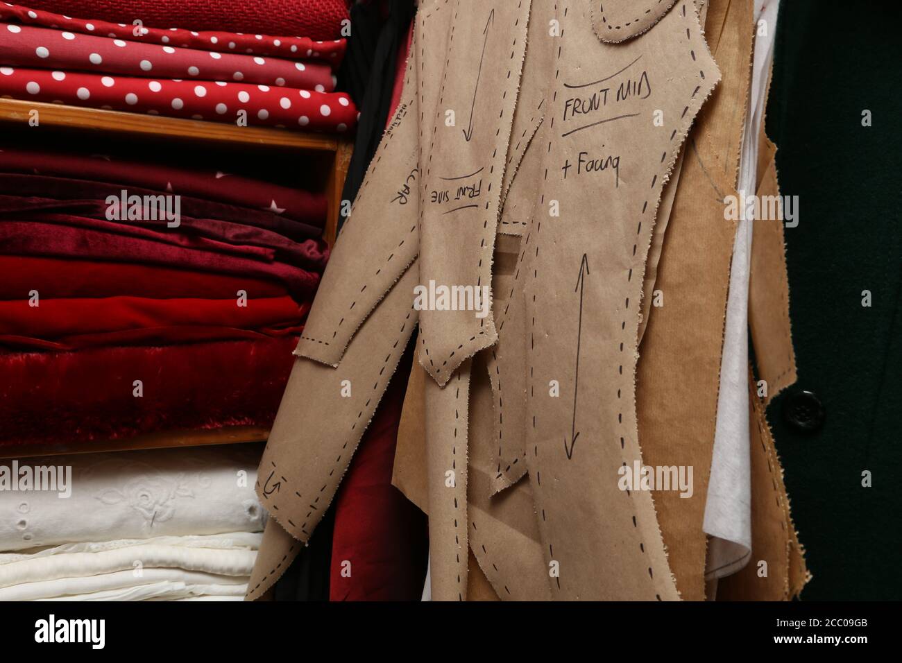 Dressmaking patterns hi-res stock photography and images - Alamy