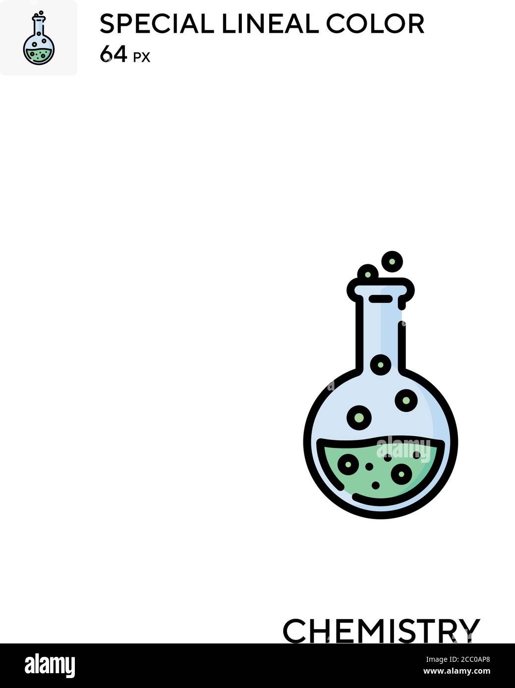 Chemistry Special lineal color vector icon. Chemistry icons for your ...