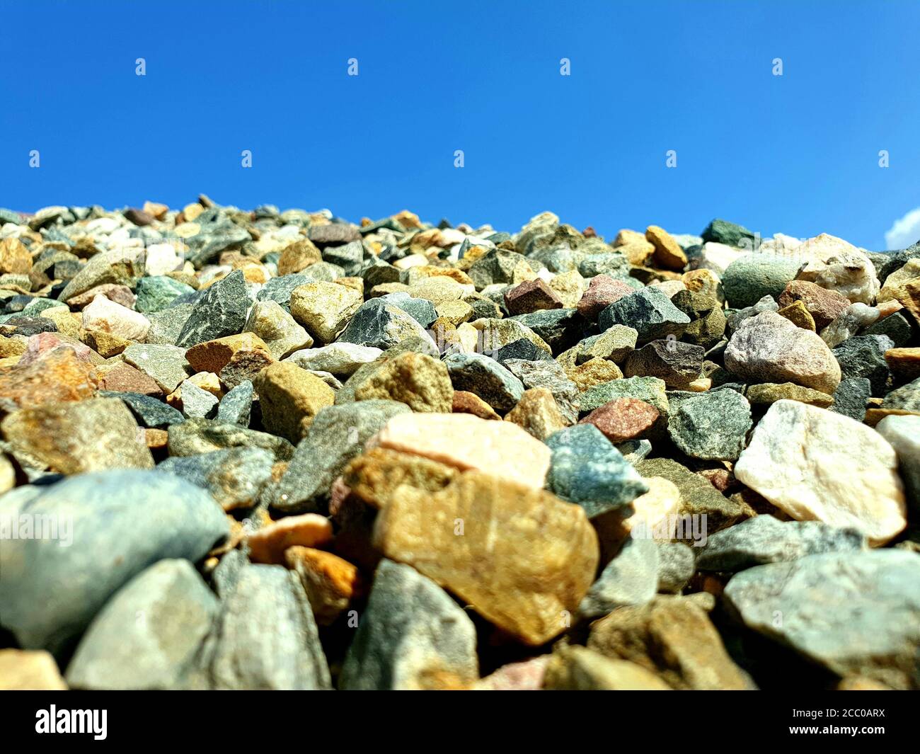 Stone Crusher bird view a variety . Natural stone is used as ...