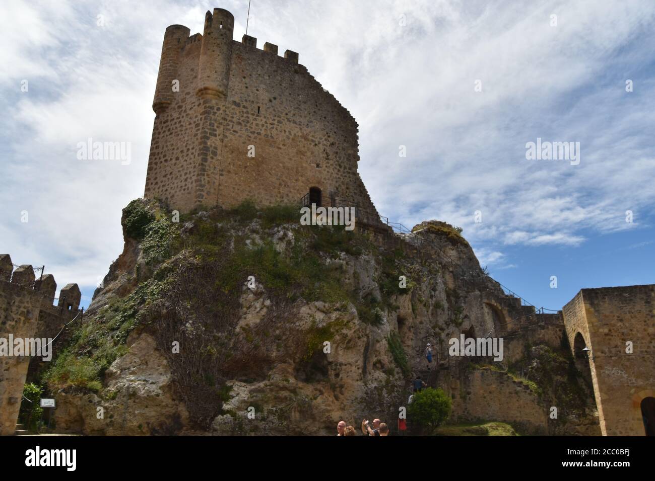 Beautiful and medieval Castle of Frias in Spain Stock Photo - Alamy