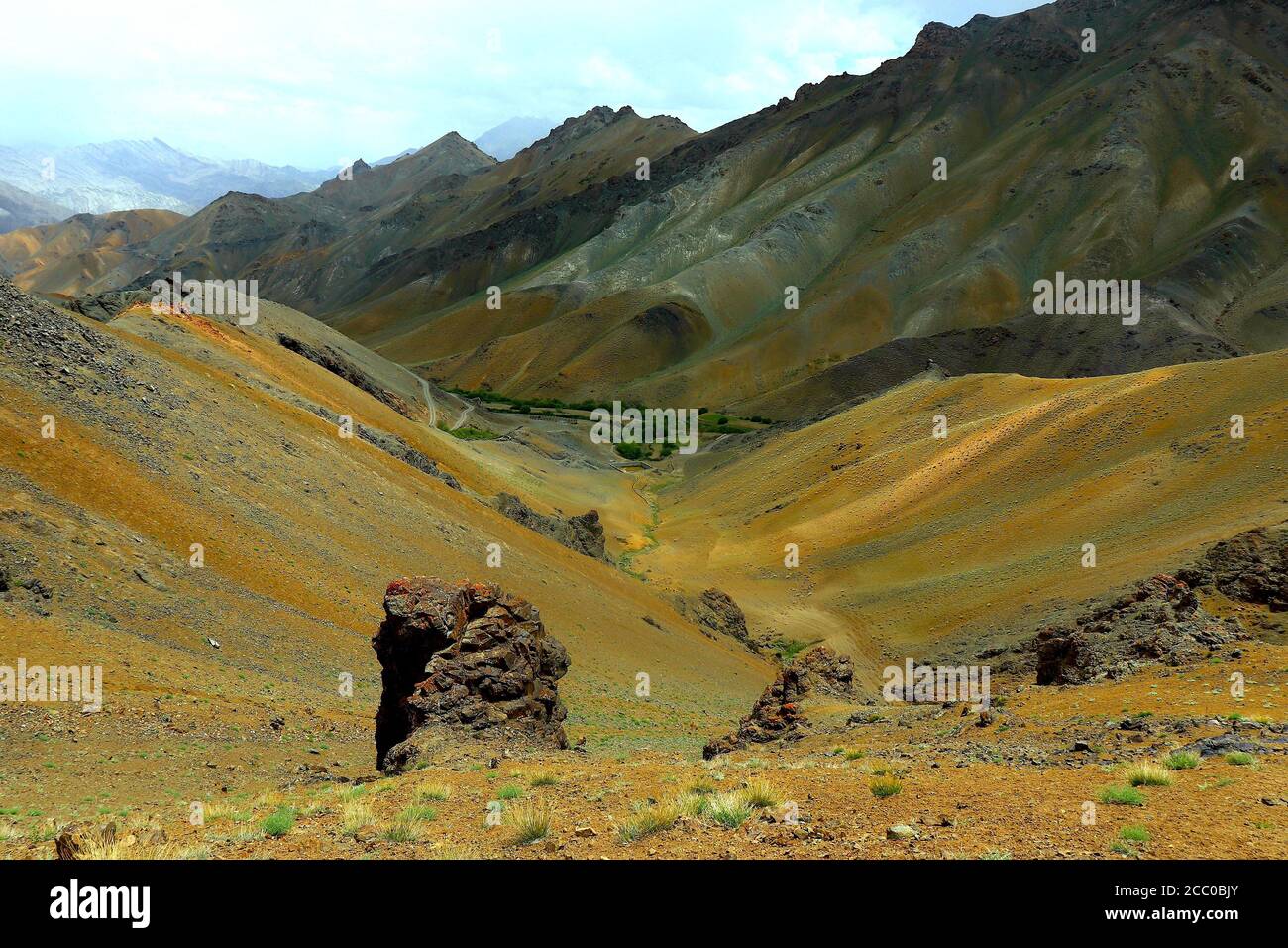 Landscape nature huge beautiful hills of kargil. Kargil in India is ...