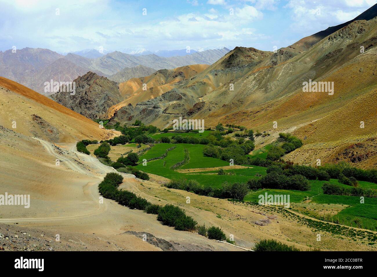 Landscape nature huge beautiful hills of kargil. Kargil in India is ...