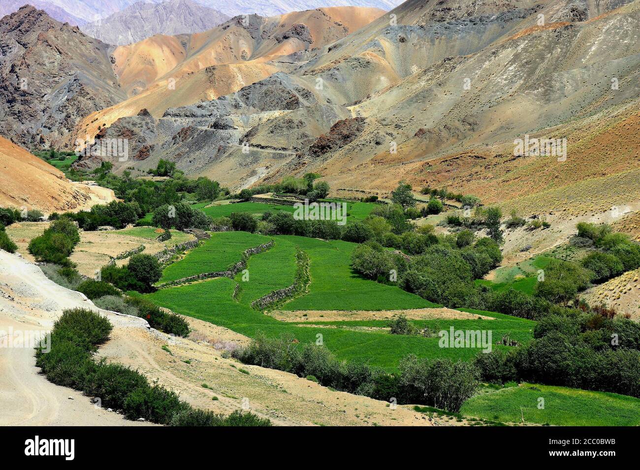 Landscape nature huge beautiful hills of kargil. Kargil in India is ...