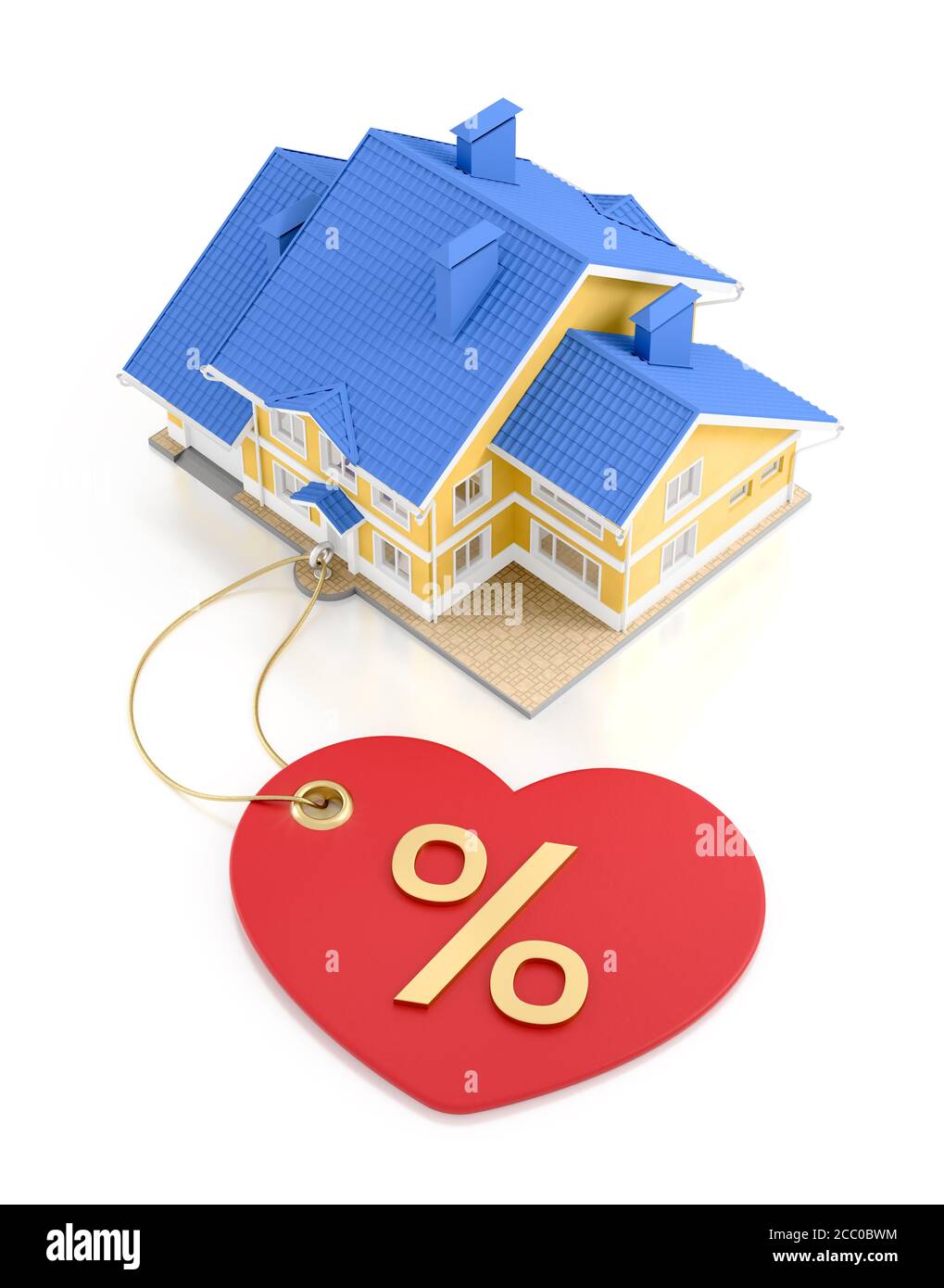 Real estate interest percentage Cut Out Stock Images & Pictures - Alamy