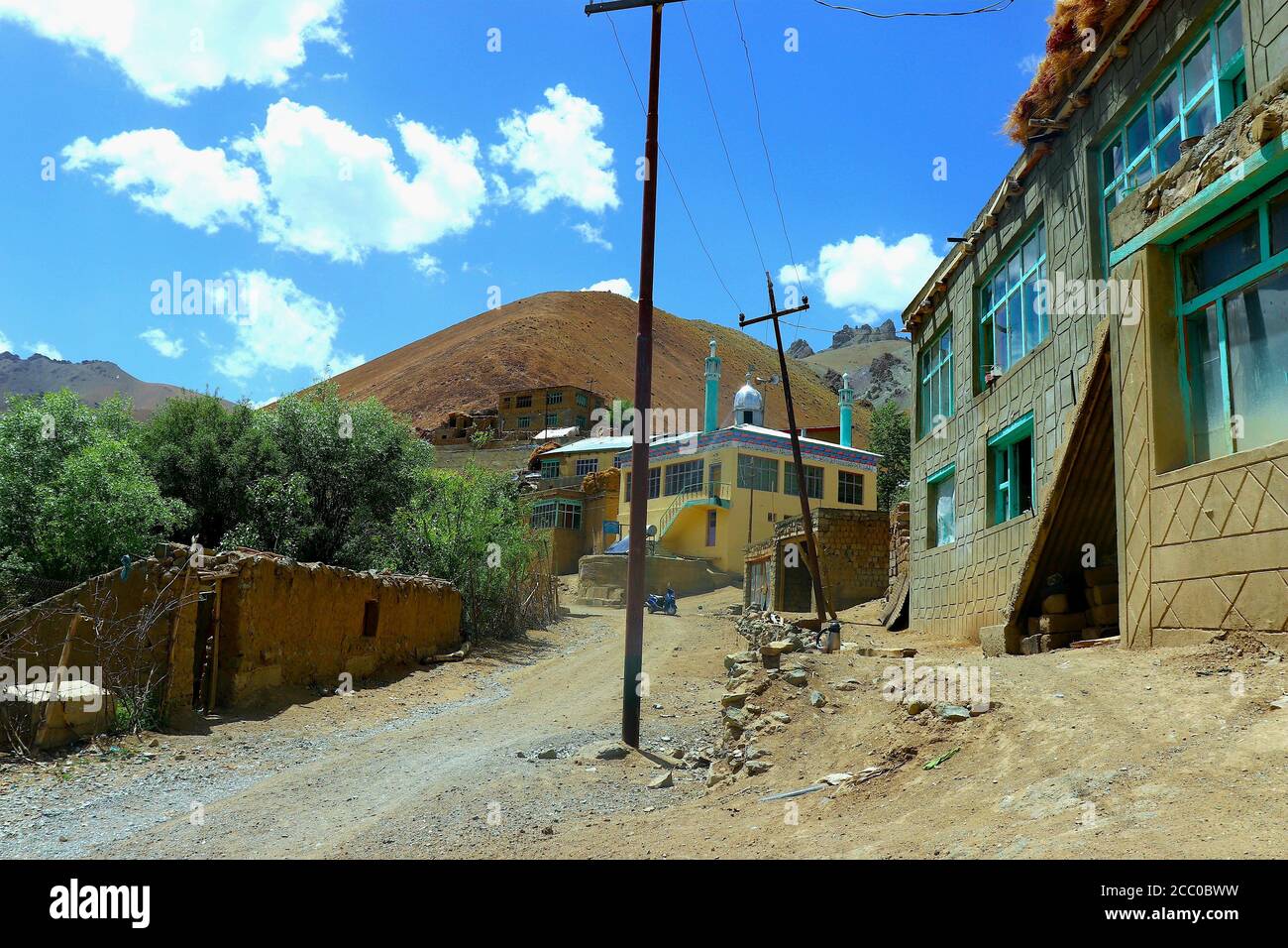 Landscape nature huge beautiful hills of kargil. Kargil in India is ...