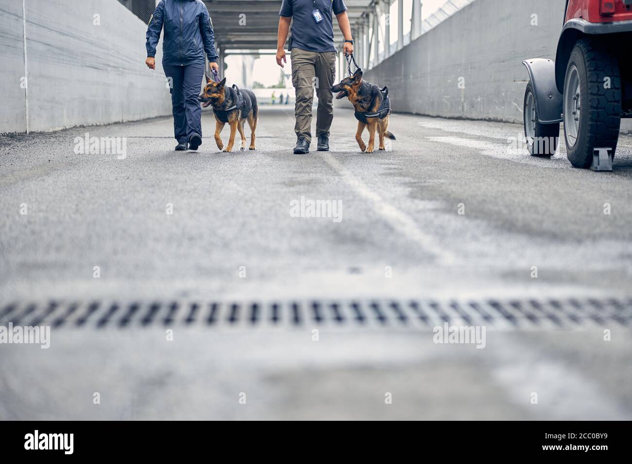 Female security guards hi-res stock photography and images - Alamy