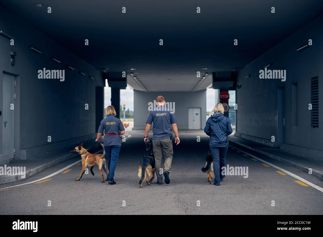 Security guards man and woman hi-res stock photography and images - Alamy