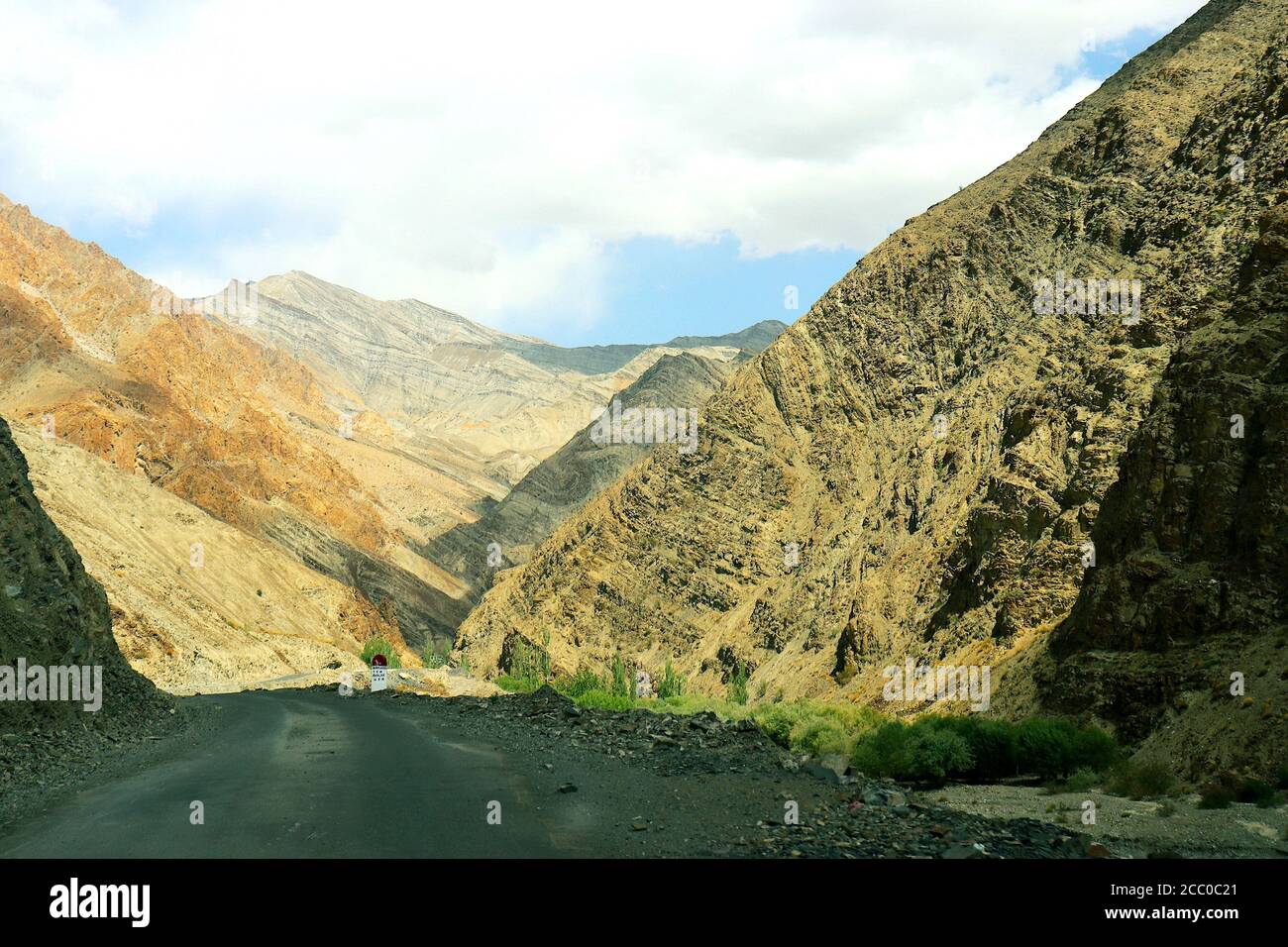 Landscape nature huge beautiful hills of kargil. Kargil in India is ...