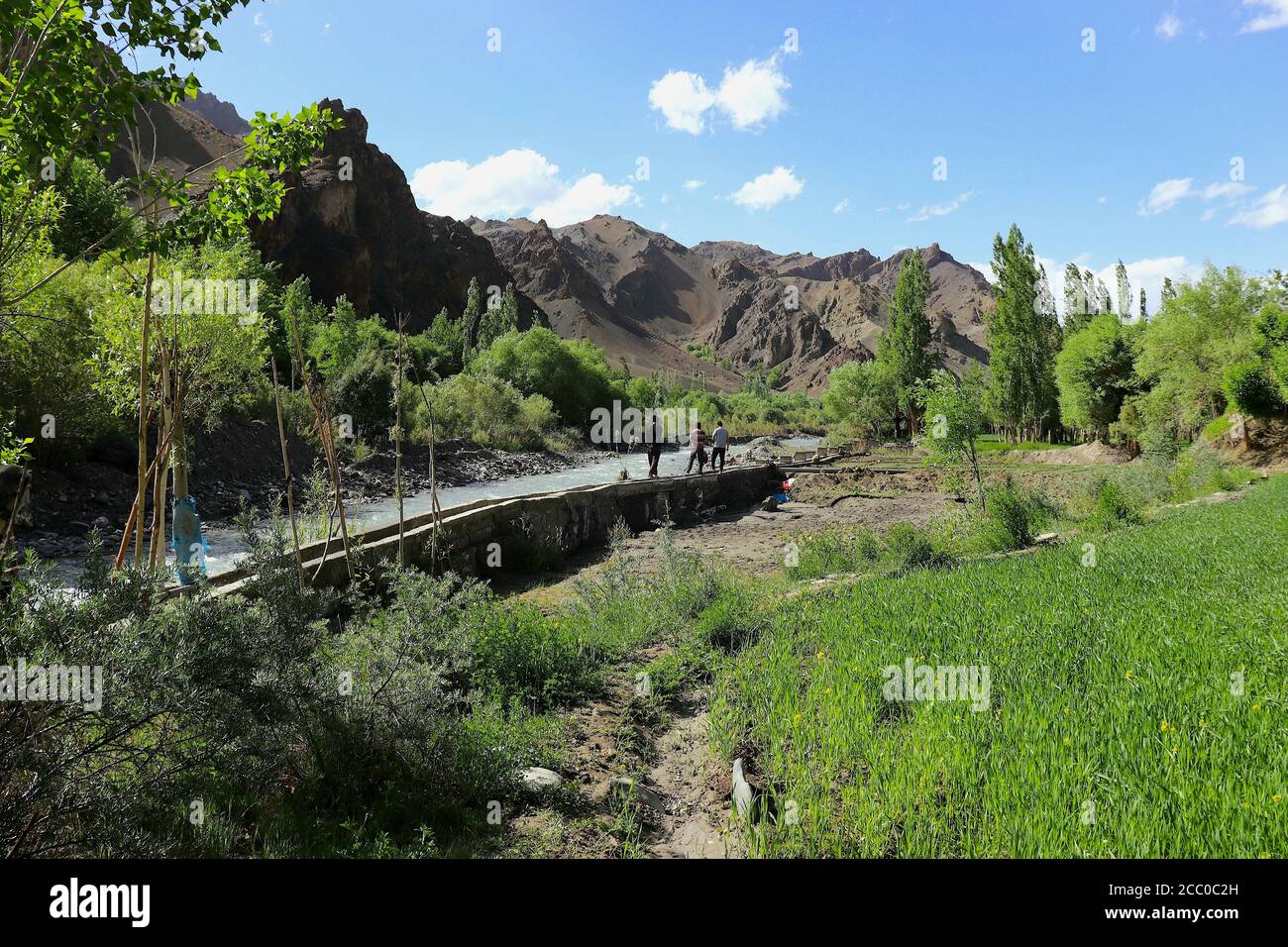 Landscape nature huge beautiful hills of kargil. Kargil in India is ...