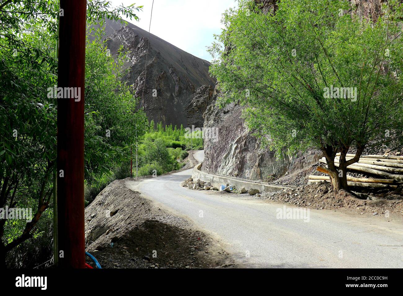 Landscape nature huge beautiful hills of kargil. Kargil in India is ...