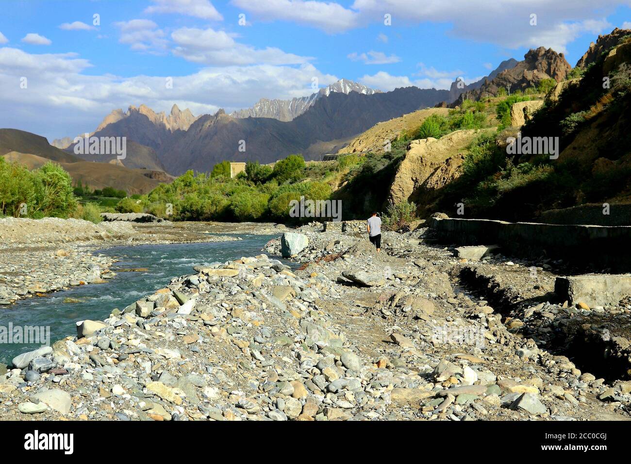 Landscape nature huge beautiful hills of kargil. Kargil in India is ...