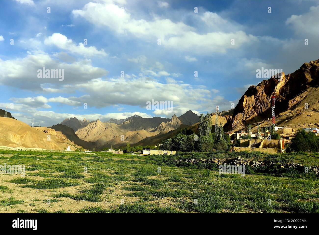 Landscape nature huge beautiful hills of kargil. Kargil in India is ...