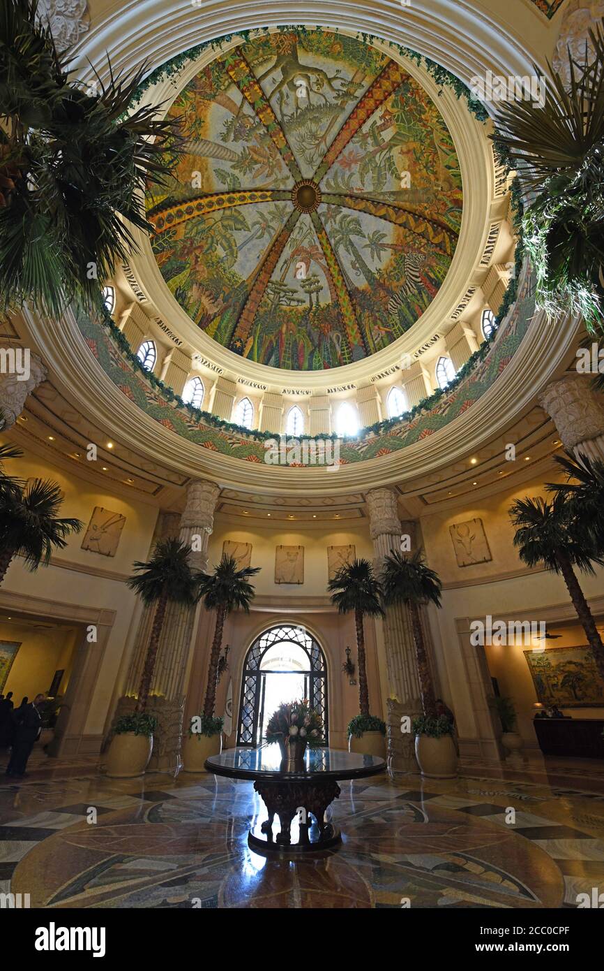 Hotel foyer reception at The Palace of the Lost City Hotel, Sun City ...