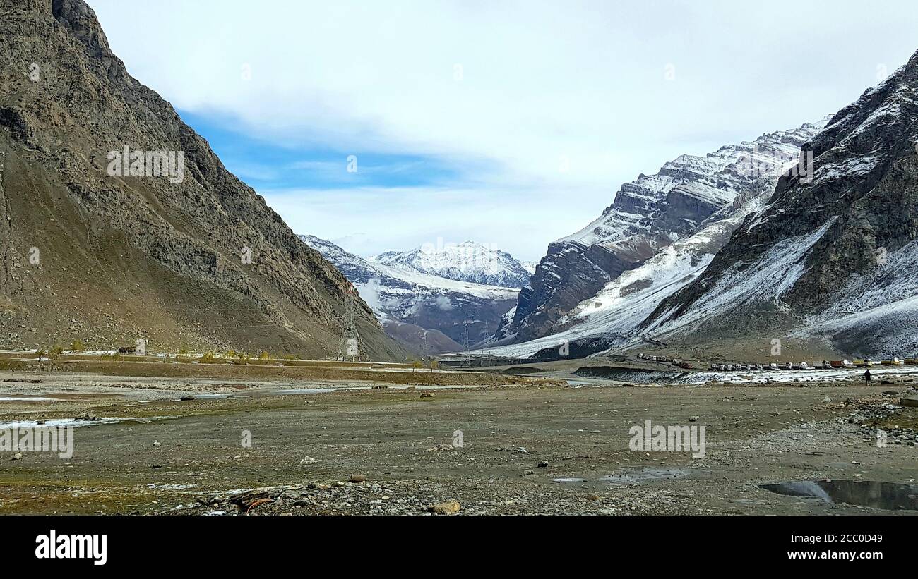 Landscape nature huge beautiful hills of kargil. Kargil in India is ...