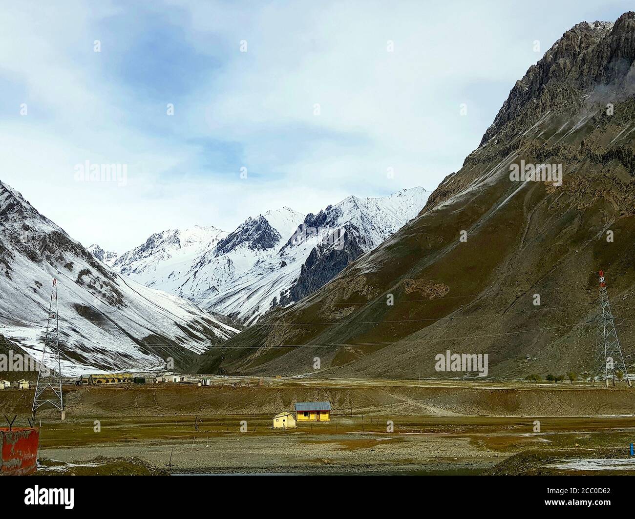 Landscape nature huge beautiful hills of kargil. Kargil in India is ...