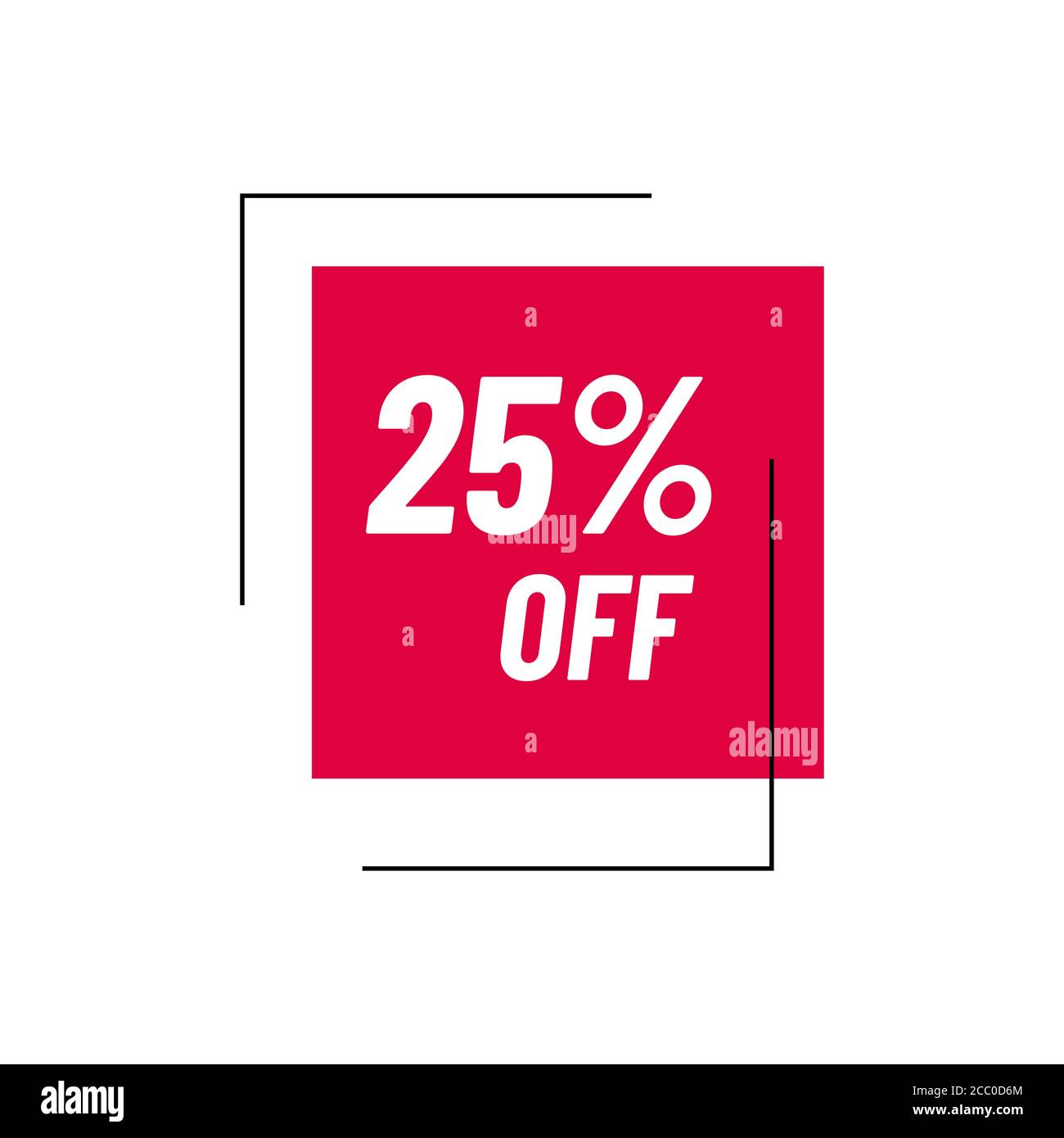 25% off Sale 25 percent Discount Marketing Promotional Poster Banner ...