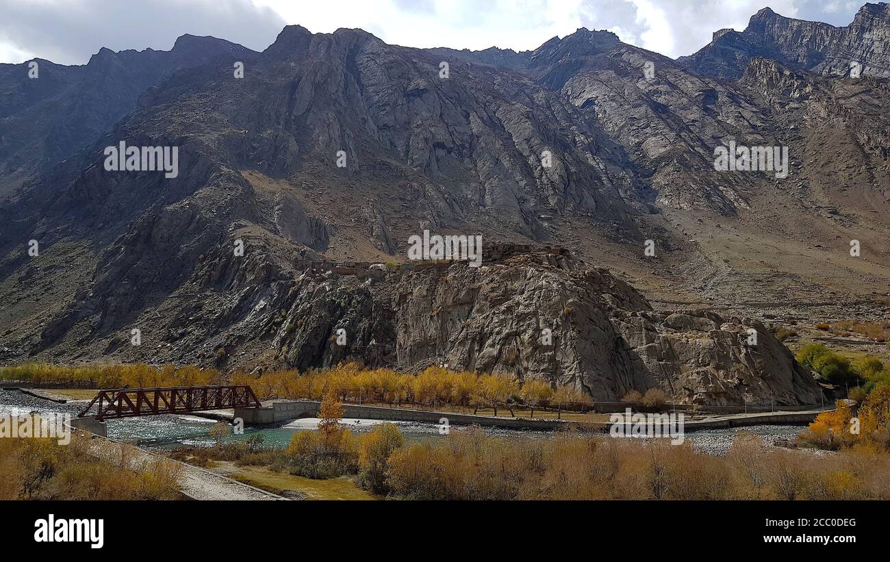 Landscape nature huge beautiful hills of kargil. Kargil in India is ...
