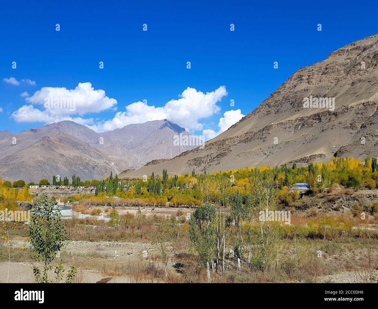 Landscape nature huge beautiful hills of kargil. Kargil in India is ...