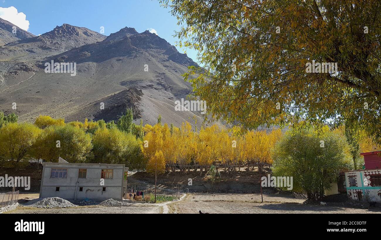 Landscape nature huge beautiful hills of kargil. Kargil in India is ...