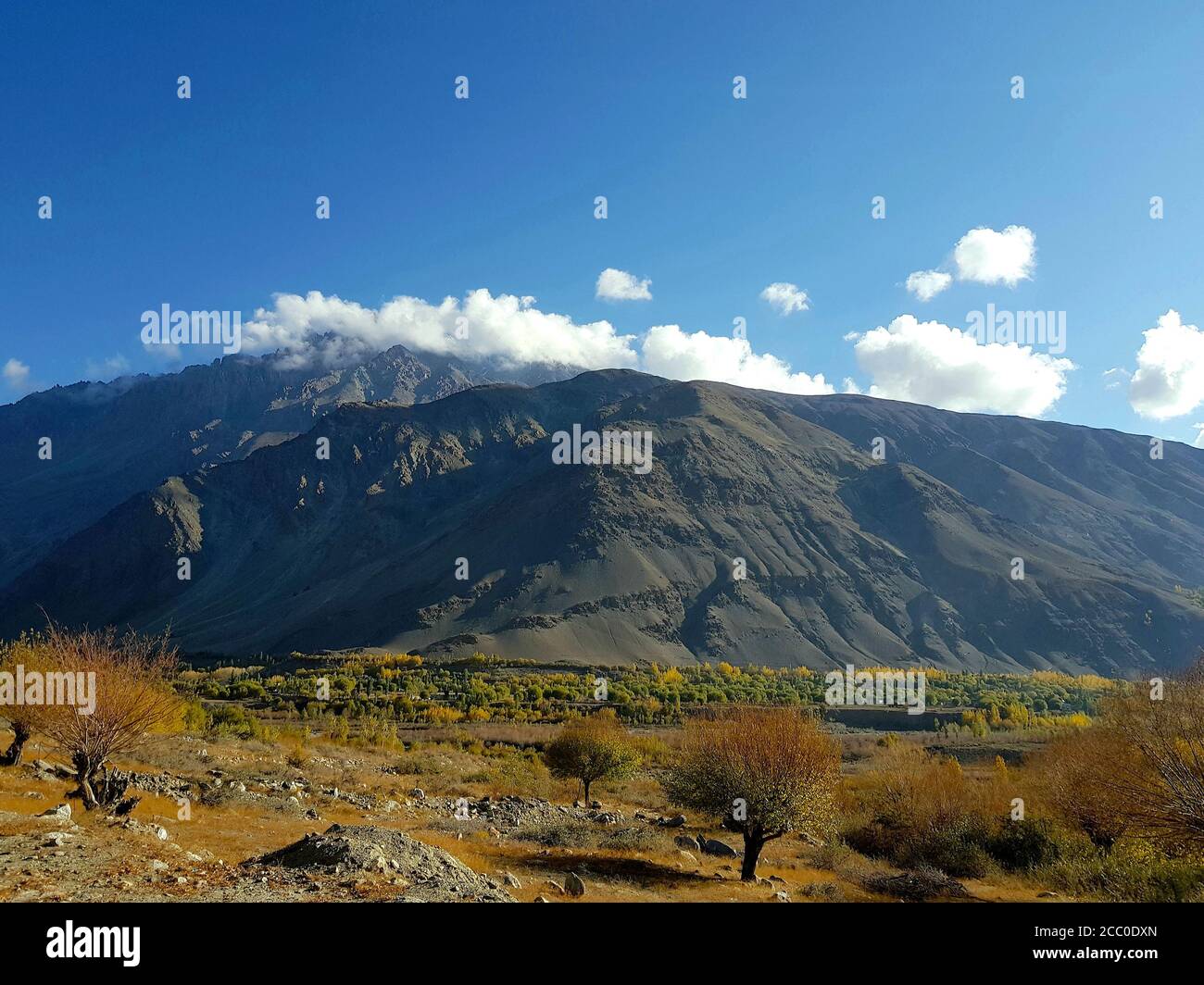 Landscape nature huge beautiful hills of kargil. Kargil in India is ...